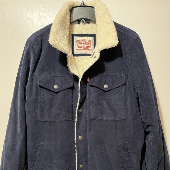 Levi's | Jackets & Coats | Nwt Levis Classic Corduroy Sherpalined Trucker Jacket Men Size M 2xl ...